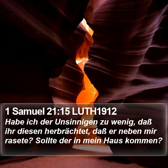 1 Samuel 21 Bible Images - 1 Samuel Chapter 21 LUTH1912 Bible Verse ...