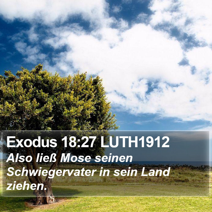 Exodus 18 Bible Images - Exodus Chapter 18 LUTH1912 Bible Verse Pictures