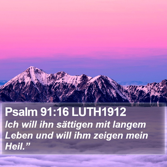 Psalm 91 Bible Images - Psalm Chapter 91 LUTH1912 Bible Verse Pictures